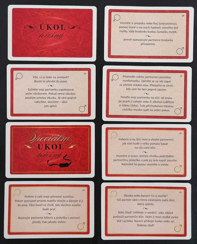 Nevinné hrátky Deluxe – vášnivá hra pro dvojice | Gaming Professors